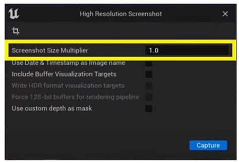 How To Take High Resolution Screenshots In Unreal Engine 5 Unreal