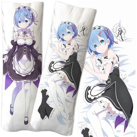 Buy Anime Rezero Emilia Rem Ram Dakimakura Pillowcase Cushion Cover
