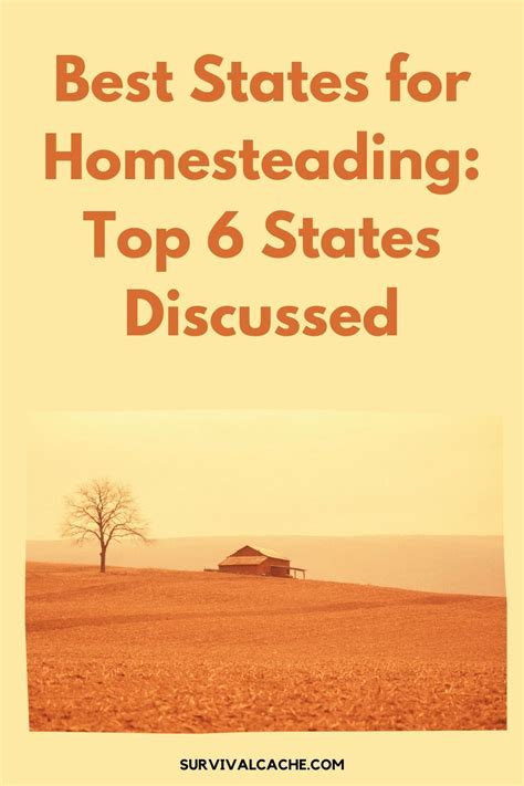Best States For Homesteading Top 6 States Discussed Artofit