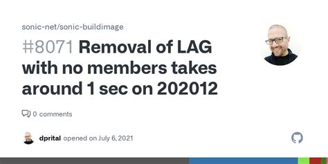 Removal Of Lag With No Members Takes Around 1 Sec On 202012 · Issue