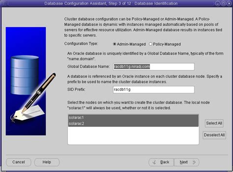 11g Release 2 Rac Create Rac Database Oracletempspace Or My Adventures With Oracle