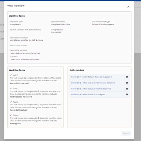 Manage Workflow Help Center