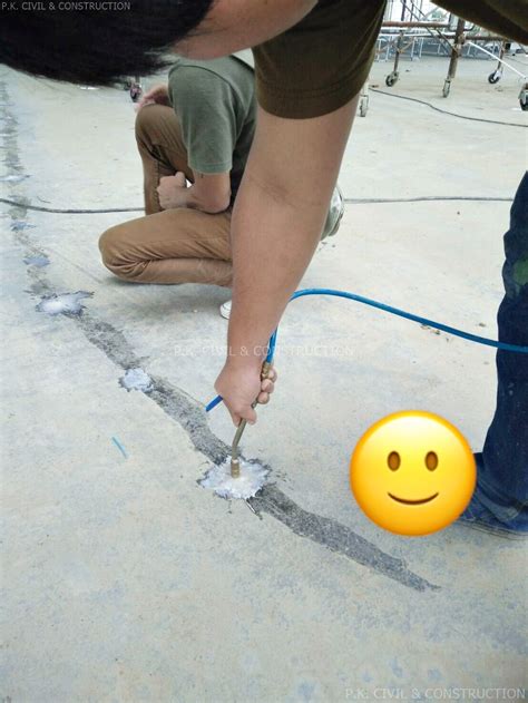 รับซ่อมรอยร้าวคอนกรีต Epoxy Injection รับทำพื้น Epoxy ซ่อมพื้นคอนกรีต