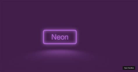 Neon Button Kevin Powell Codesandbox
