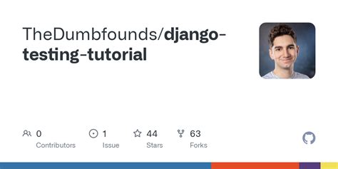 Github Thedumbfoundsdjango Testing Tutorial