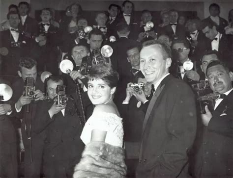 1958 Original Photo Actress Rossana Podesta Glamour Pose At Cannes Film