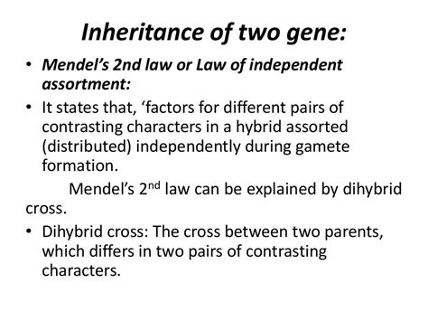 Chapter 5 Principles Of Inheritance And Variation