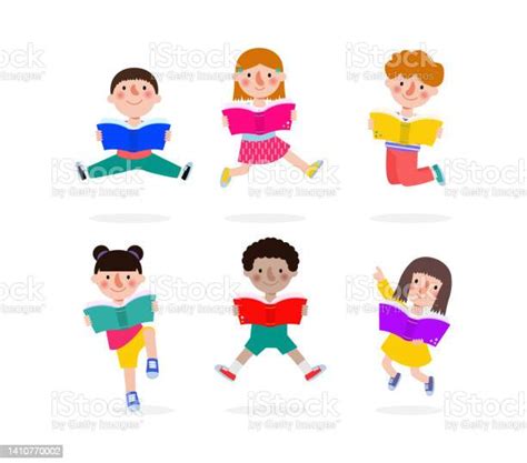 어린이 독서 책 세트 흰색 배경에 고립 된 어린이 교육 벡터 일러스트 레이 션 공부에 대한 스톡 벡터 아트 및 기타 이미지 공부 교습 교실 Istock