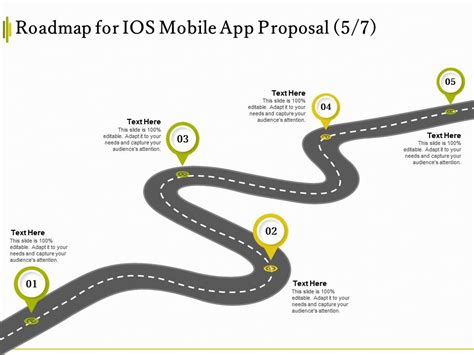 roadmap for ios mobile app proposal l1540 ppt powerpoint presentation images presentation