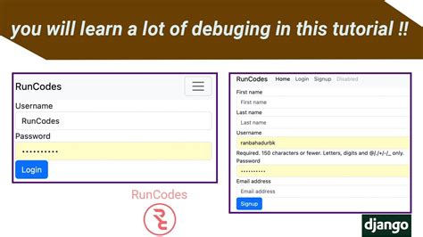 How To Create Login And Registrationsignup Form Using Django And Bootstrap Comprehensive