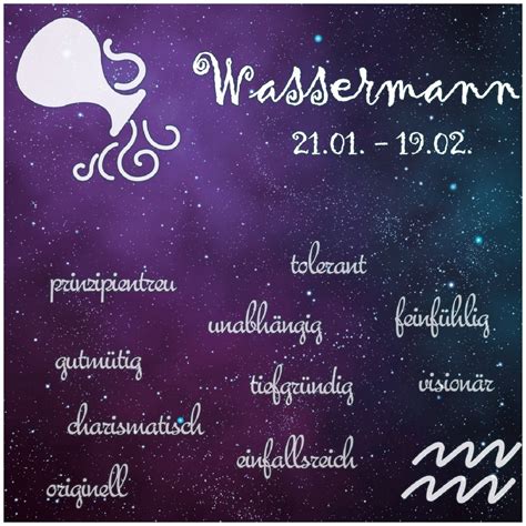 Glasbild Sternzeichen Wassermann Wallariode