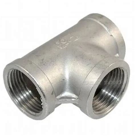 Silver Color Stainless Steel Pipe Tee Connector For Plumbing Pipe At Best Price In Kolkata