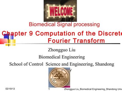 Computing Dft Using Matrix Method Ppt