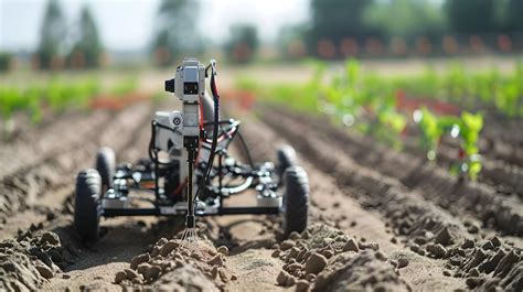 Autonomous Robot Precisely Planting Seeds In Orderly Rows For Smart Agriculture Premium Ai