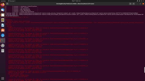 Fail To Create Conda Environment And Fail To Process QC Run Issue GenomicsITER NanoCLUST