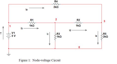 Solved Figure 1 Node Voltage Circuit FInd Total Resistance Chegg Com