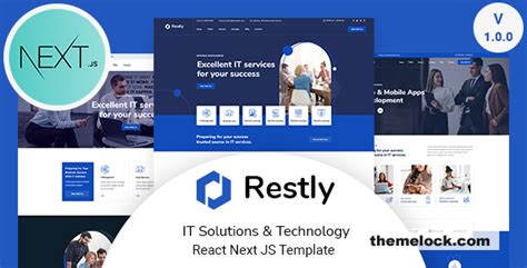 Restly It Solutions And Technology React Next Js Template Themelock
