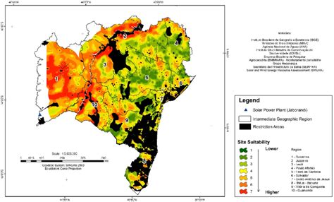 Map Of Site Suitability Scenario 2 Download Scientific Diagram