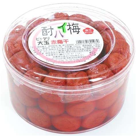 神尾食品 酎ハイ梅 赤 3L 1KG 和食漬物惣菜 KANTO EXPRESS