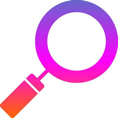 Magnifying Glass Glyph Gradient Icon 38886652 Vector Art At Vecteezy