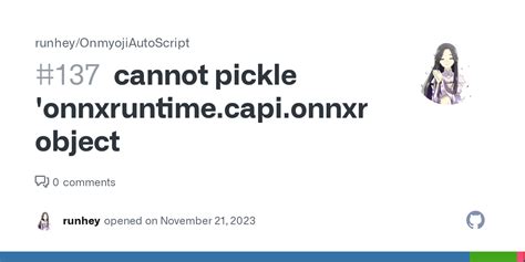 cannot pickle onnxruntime capi onnxruntime pybind11 state