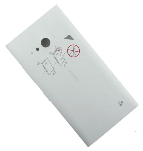 NOWA ORYGINALNA OBUDOWA KLAPKA BATERII NOKIA LUMIA WHITE