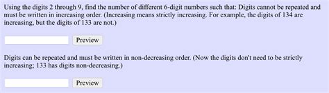 Solved Using The Digits 2 Through 9 Find The Number Of