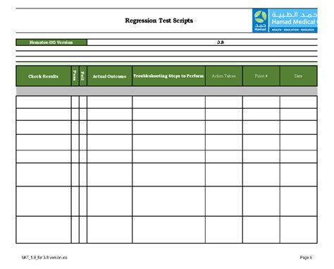 User Acceptance Testing Template Excel