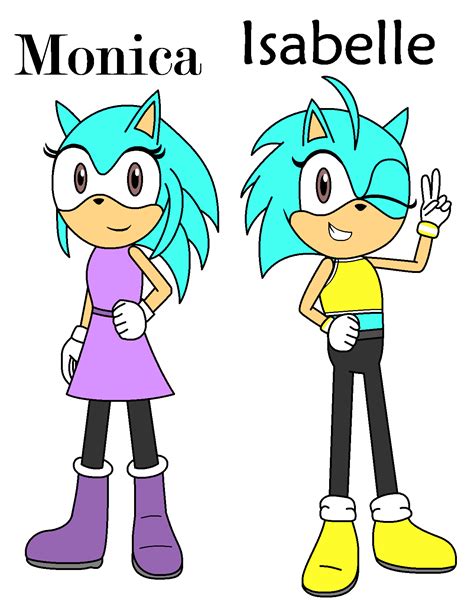 Monica And Isabelle Super Sonic Sisters By Serenadesketch On Deviantart