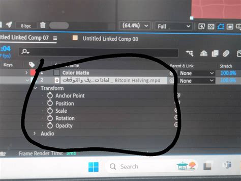 How To Fix This Please I Can Not Find The Values Of Properties To Adjust Raftereffects