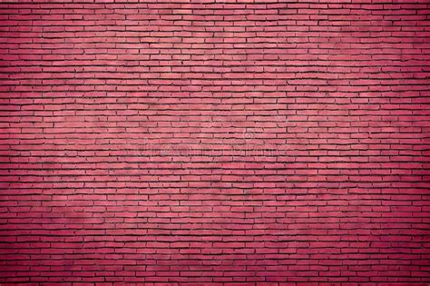 Brick Wall Old Vintage Brick Wall Pattern Stock Illustration
