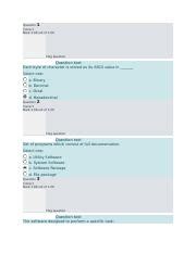 Integrative Programming And Technology Prelim Quiz Docx Question Correct Mark Out