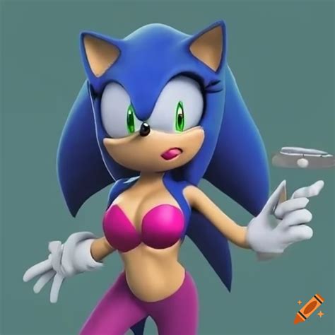Sonic The Hedgehog And Rouge Sharing Fashion Advice On Craiyon