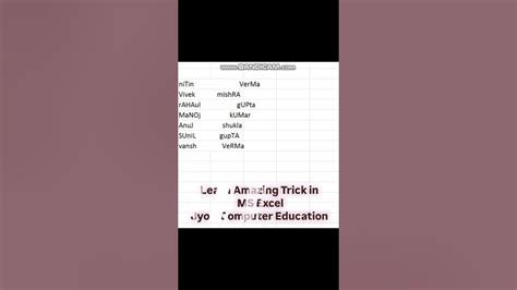 Reels Excel Viralvideo Exceltips Instagram Viralreels Videos Computereducation Computer