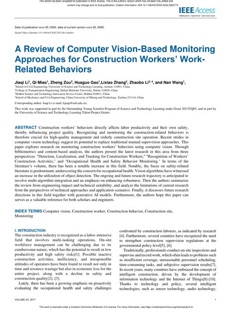Pdf A Review Of Computer Vision Based Monitoring Approaches For