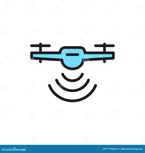 Radar Detection Icon Black Line Art Vector Logo Set 332435713