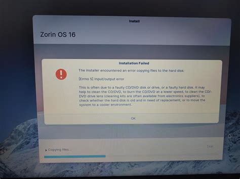 I Cant Install Zorinos R Zorinos