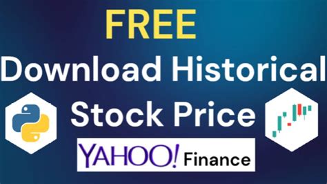 How To Download Free Historical Stock Price From Yahoo Finance Python Youtube