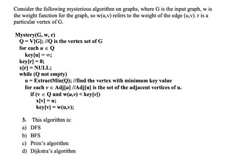 Solved Consider The Following Mysterious Algorithm On