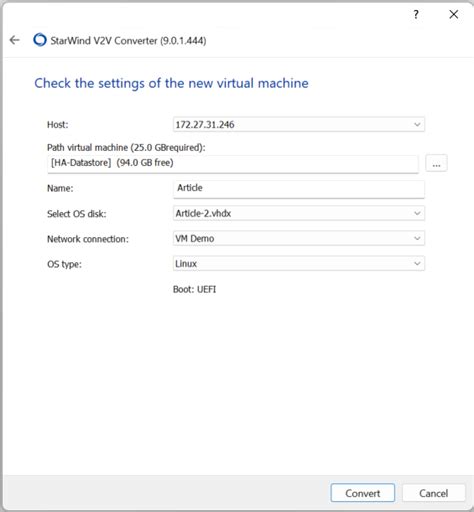 Hot Vm Migration From Microsoft Hyper V To Vmware Esxi