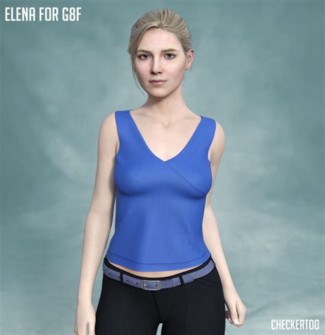 Elena For G8f Topgfx Daz3d Renderosity Poser 3d Stuff Free Download