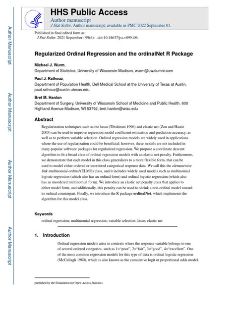 Regresi Ordinal Elastic Net Pdf