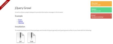 Free Jquery Notification Message Plugins For Websites Designmodo
