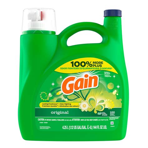 Gain Liquid Laundry Detergent Original Scent 42 L 100 Loads