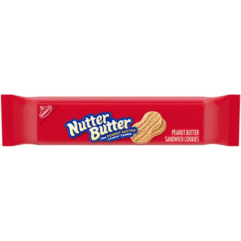 Nutter Butter Peanut Butter Sandwich Cookies 1 Pack 4 Cookies Per Pack Walmart Com