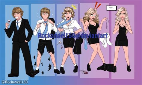 Pin By Eris On Gender Bender Tg Transformation Sexy Cartoons Comic