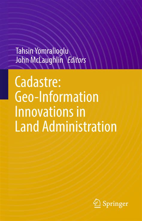 Pdf Cadastre Geo Information Innovations In Land Administration