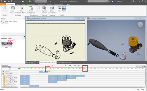 当 Inventor 中的 Ipn 视图更改时，ipn 的工程视图不会更新