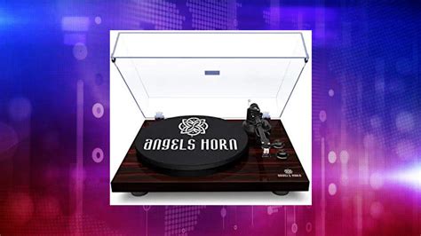 Angels Horn Bluetooth Record Player Vinyl Record Player Stereo Vintage