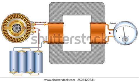 Faradays Law Law Electromagnetism Predicting How Stock Vector Royalty Free 2508420731